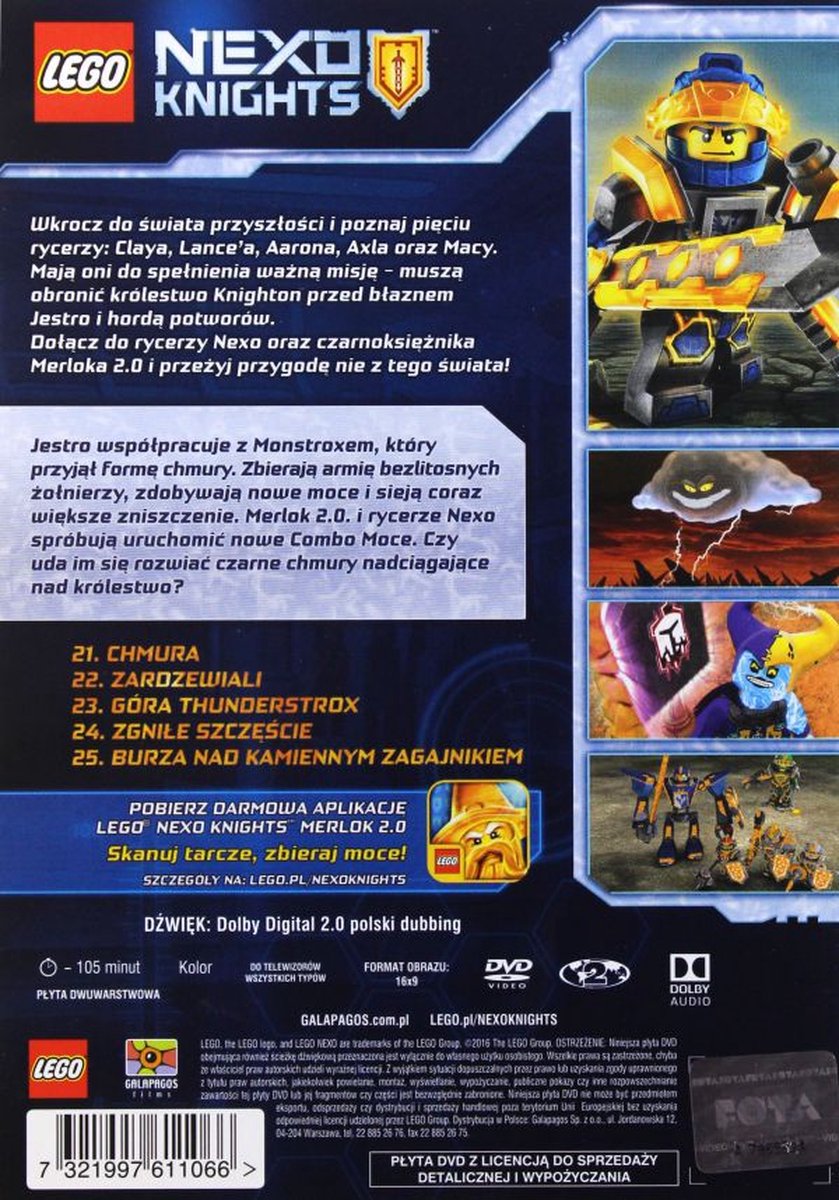 LEGO Nexo Knights [DVD] (Dvd), Alessandro Juliani | Dvd's | bol