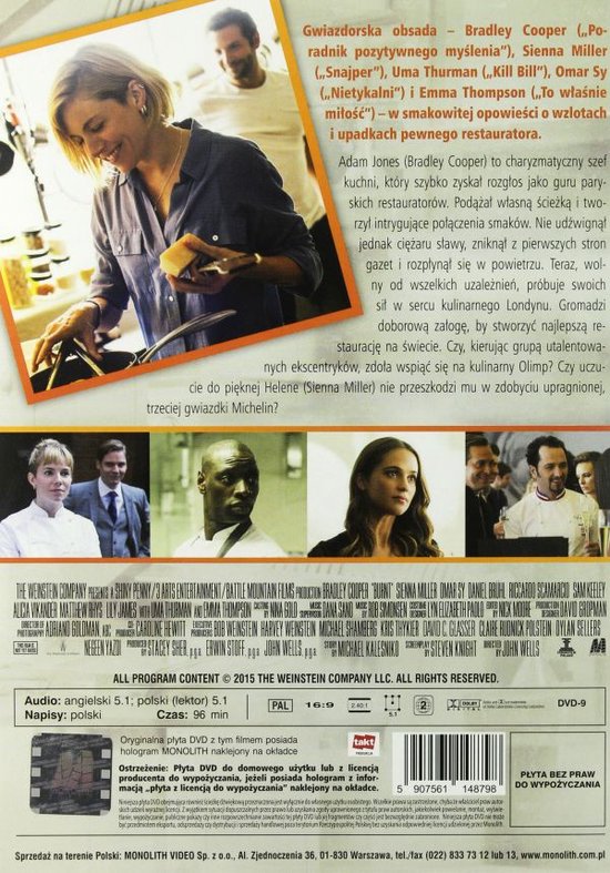 Burnt [DVD] (Dvd), Bradley Cooper | Dvd's | bol