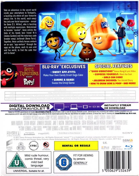 Emoji Movie (Blu-ray), James Corden | Dvd's | bol