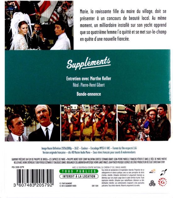 Les Caprices de Marie [Blu-Ray] (Blu-ray), Fernand Gravey | Dvd's | bol