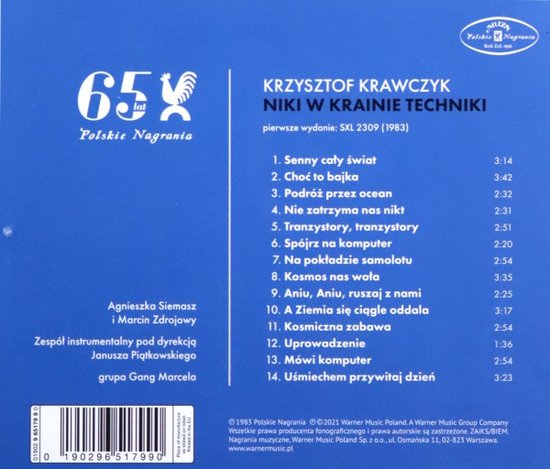 Krzysztof Krawczyk: Niki W Krainie Techniki [CD], Krzysztof Krawczyk | Muziek | bol