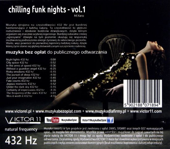Chilling Funk Nights 432 Hz Vol 1 - M.Yaro [CD], Marcysia | Muziek | bol