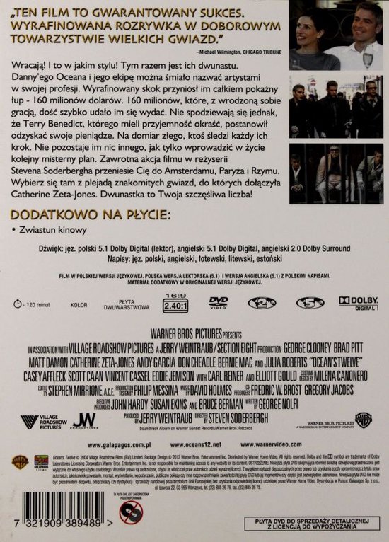 Ocean's Twelve [DVD] (Dvd), Andy Garcia | Dvd's | bol