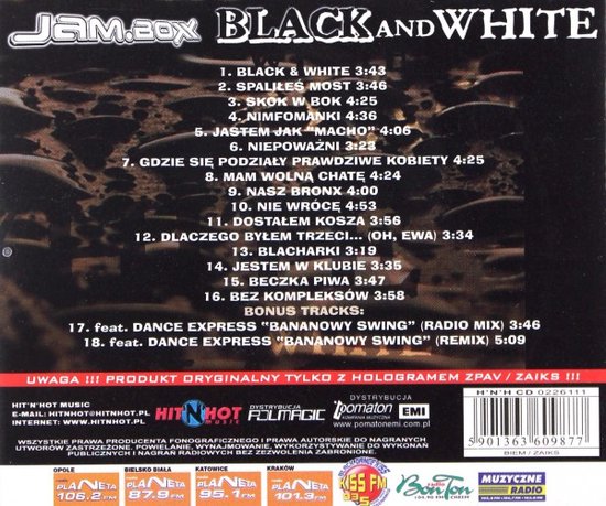 Jam.Box: Black and White [CD], Jam.Box | Muziek | bol