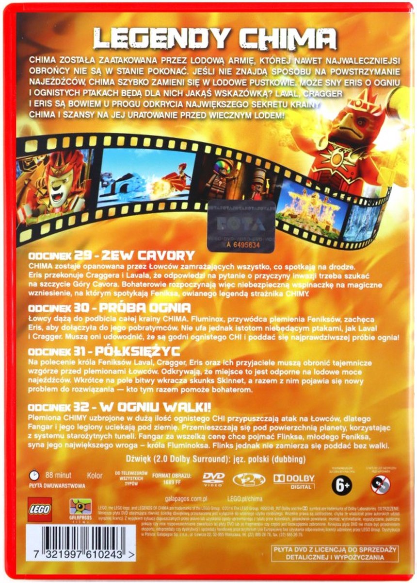 LEGO Legends of Chima [DVD] (Dvd), David Attar | Dvd's | bol