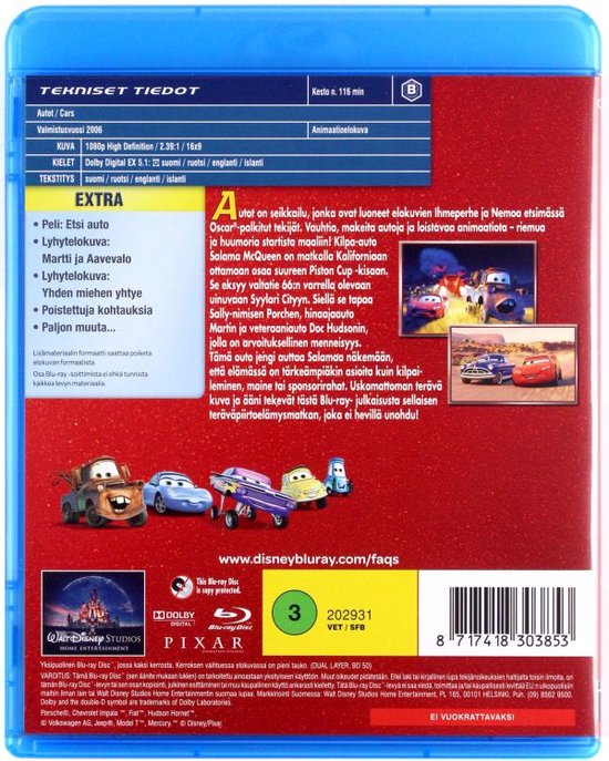 Cars [Blu-Ray] (Blu-ray), Owen Wilson | Dvd's | bol