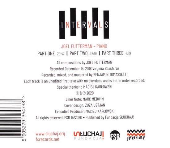 Joel Futterman - Intervals (CD), Joel Futterman | Muziek | bol