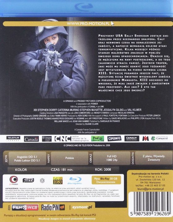 XIII: The Movie [Blu-Ray] (Blu-ray), Stephen Dorff | Dvd's | bol