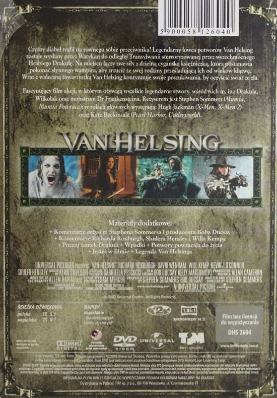 Van Helsing [DVD] (Dvd), Kate Beckinsale | Dvd's | bol