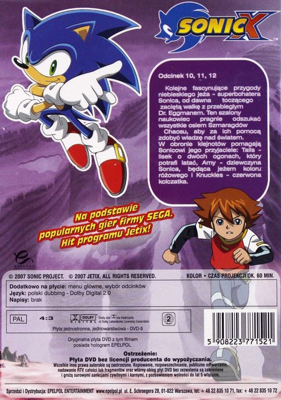 Sonic X [DVD] (Dvd), Amy Palant | Dvd's | bol