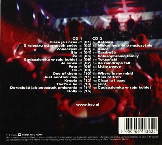 Hey: Hey Koncertowy (digipack) [2CD], Hey | Muziek | bol