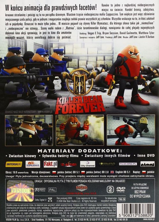 Killer Bean Forever [DVD] (Dvd), Bryan Session | Dvd's | bol.com