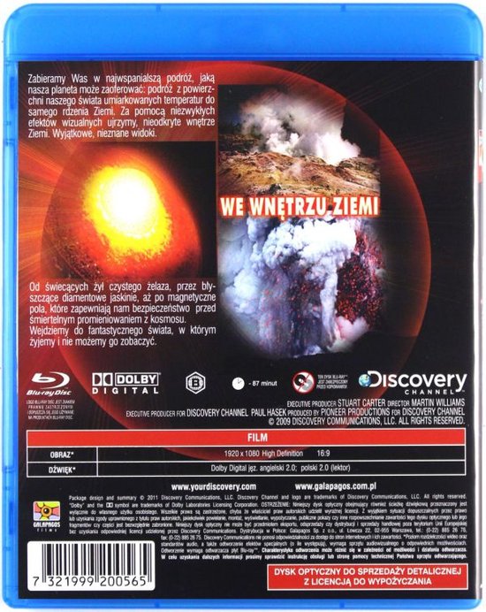 Inside Planet Earth [Blu-Ray] (Blu-ray), Patrick Stewart | Dvd's | bol