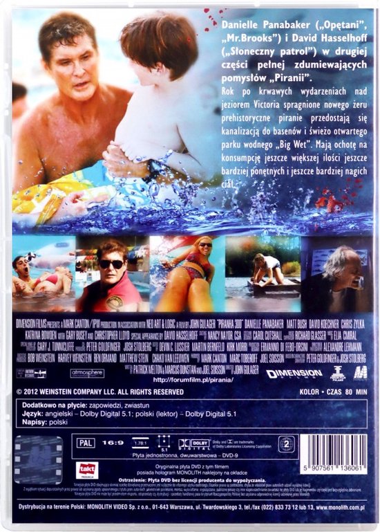 Piranha 3DD [DVD] (Dvd), Christopher Lloyd | Dvd's | bol