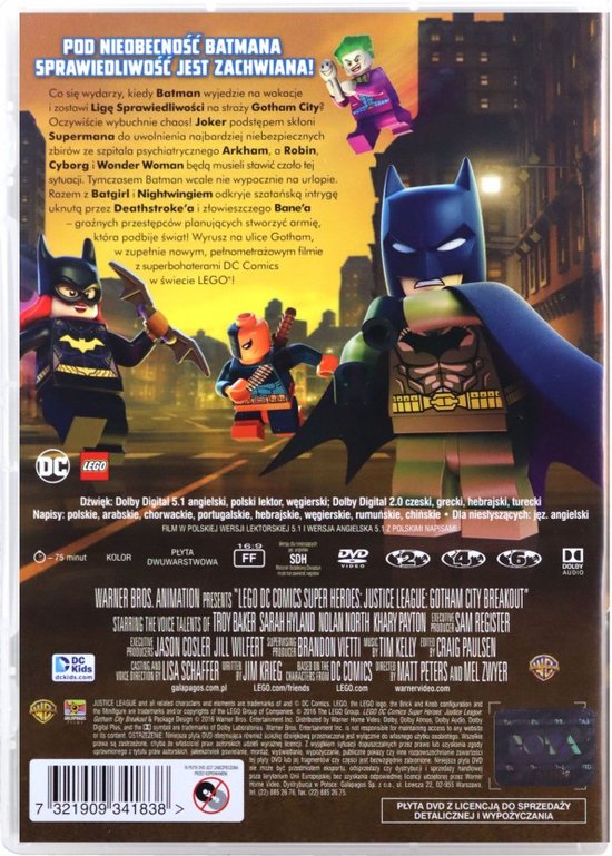 LEGO DC Comics Super Heroes: Justice League - Gotham City Breakout [DVD ...