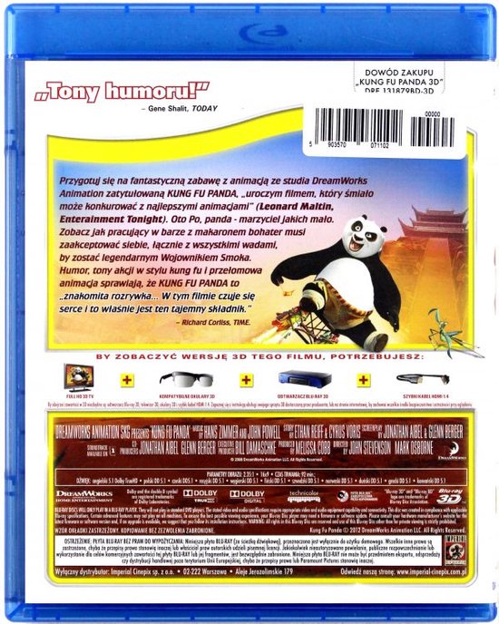 Kung Fu Panda [Blu-Ray 3D], Jack Black | Dvd's | bol