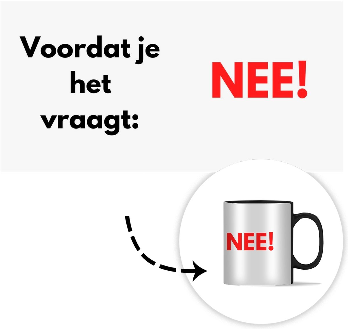 Magische Mok - 275 ML - Koffiemok Humor - Koffietas geschenk - Koffiebeker Collega -... | bol