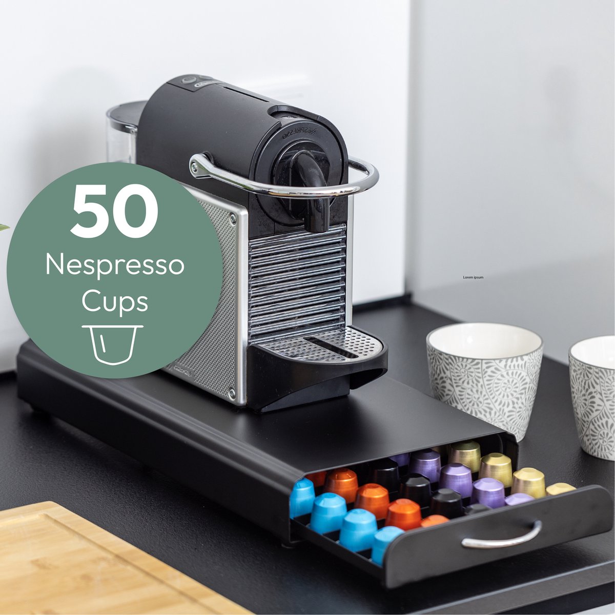 Gadgy Nespresso Capsulehouder met Lade - Koffiecups Houder Nespresso ...