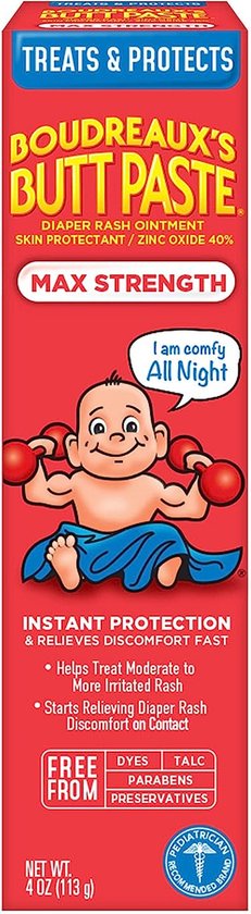 Boudreaux's Butt Paste - Baby Diaper Rash Cream 113g | bol.com