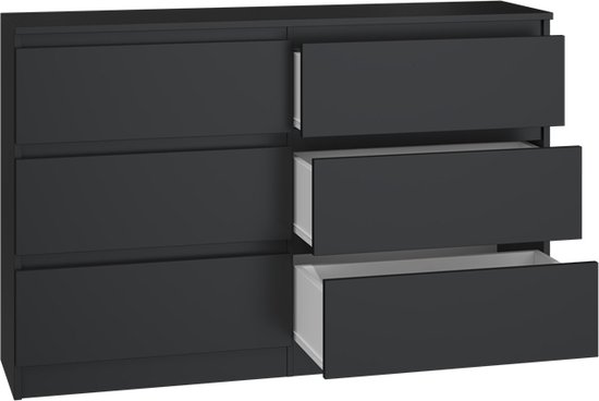 Ladekast zwart - 120cm | bol