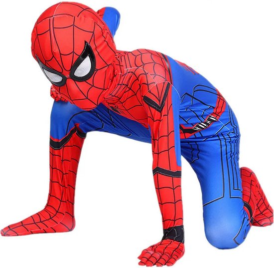 Spider Man Pak 120 CM - Spider-Man Jumpsuit Kids - Spider Man Kostuum ...