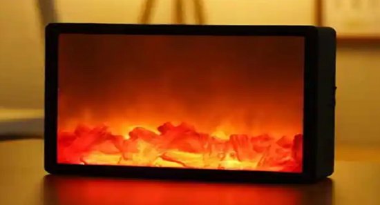 Sfeerhaard met LED Verlichting • Open haard • Woon Decoratie • 30cm x ...