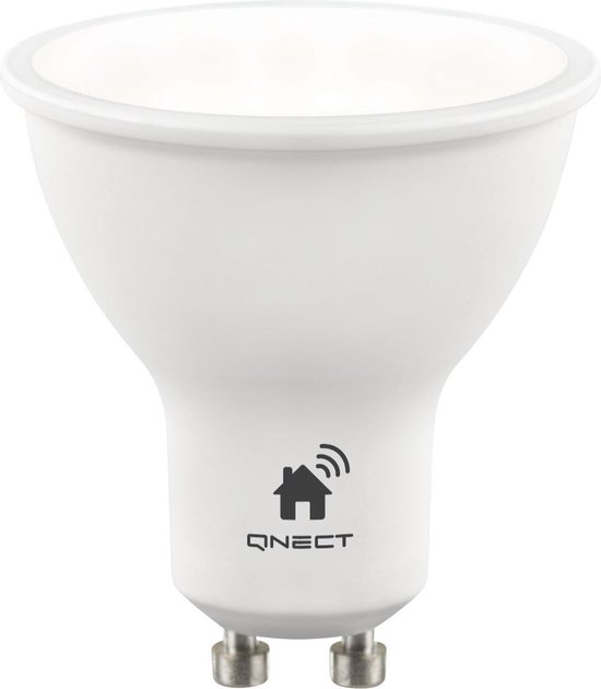 QNECT Smart Home - SH-LGU10W, Dimbare LED Lamp, Dimbaar met Google Home, Wit Licht | bol