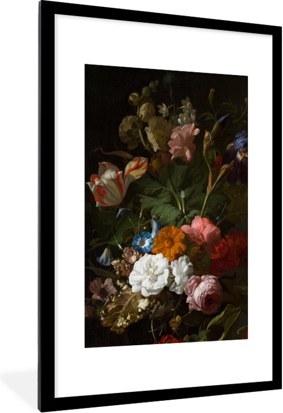 Fotolijst incl. Poster - Vaas met bloemen - Schilderij van Rachel ...