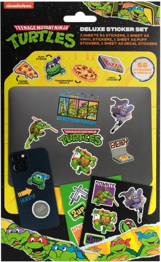 Teenage Mutant Ninja Turtles Deluxe Sticker Set | Games | bol