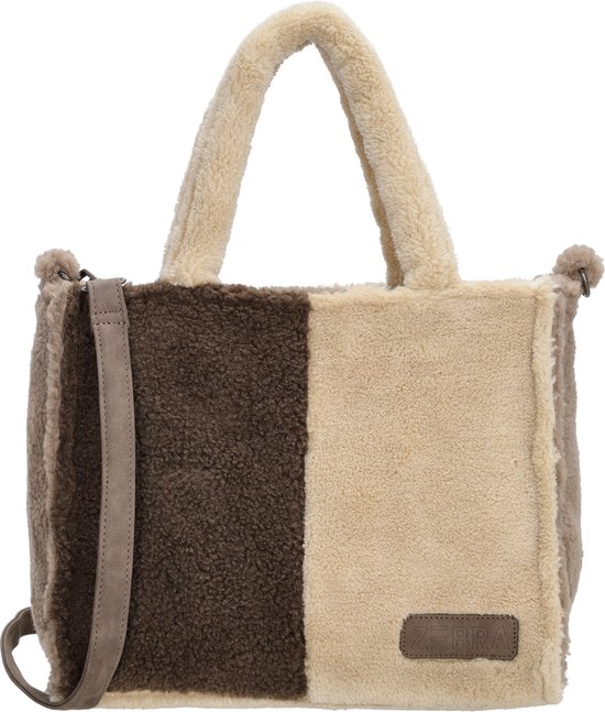 Zebra Trends Denise Teddy Handtas M - Donkerbruin | bol