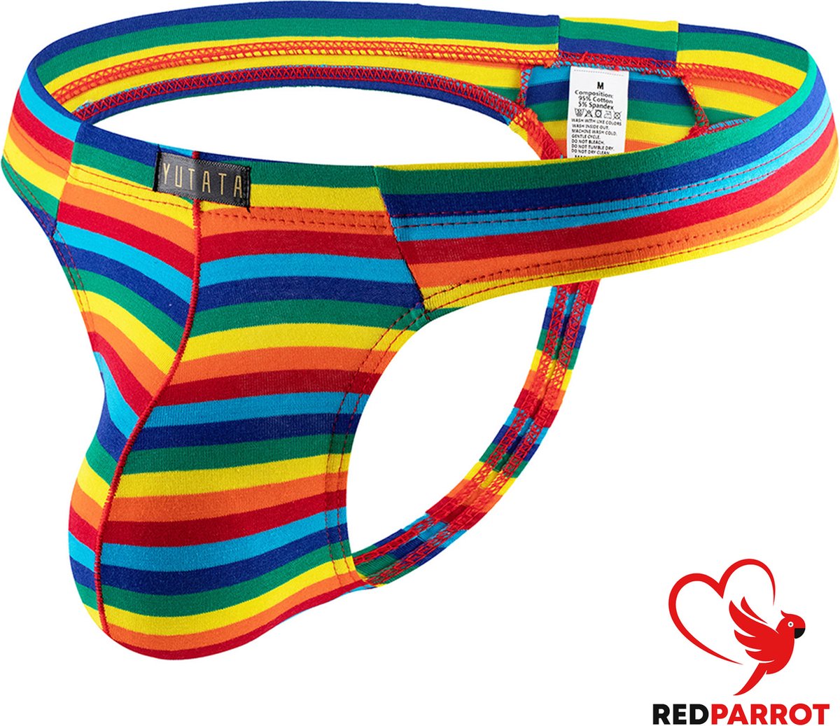 Regenboog slip mannen - Thong string - G string - Erotisch heren ...