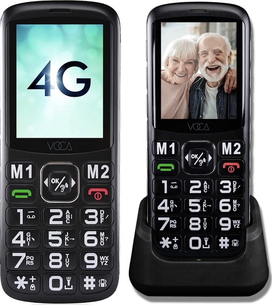 Senioren Telefoon 4G Met Noodknop PEAM | bol.com