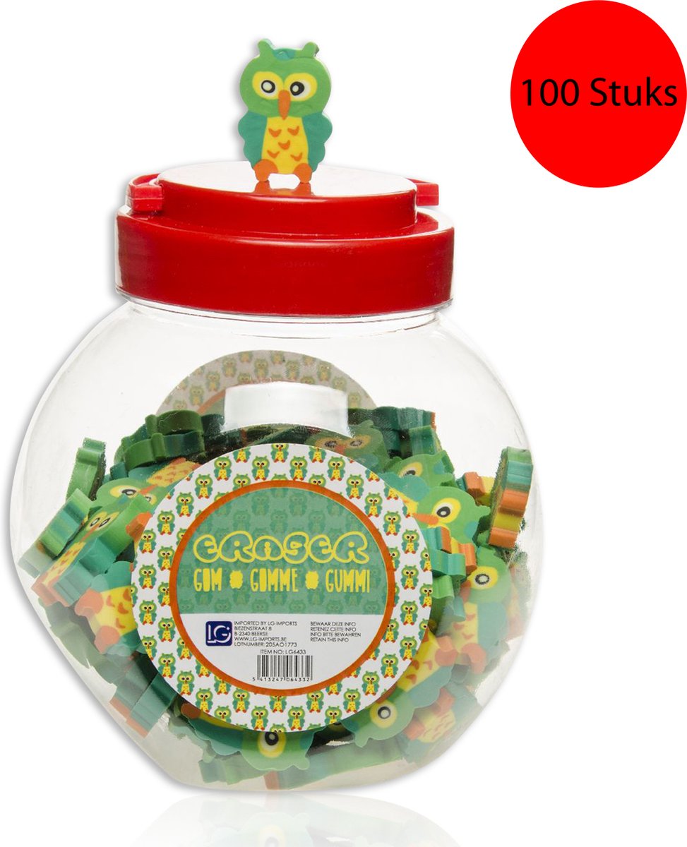 LG 100x Uil Gummen Uitdeelcadeaus - Gom - Speelgoed Traktatie ...
