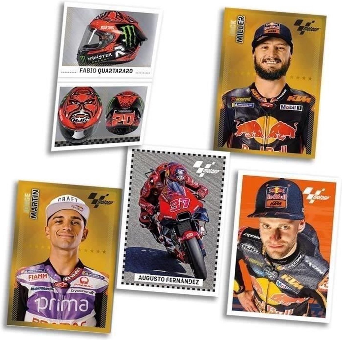 Verzameldoos (1 album + 50 vakjes + 5 EL-kaarten) - MOTO GP 2023 PANINI ...