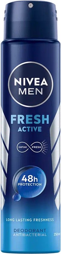 NIVEA MEN Fresh Active Deodorant Spray 250ml | bol