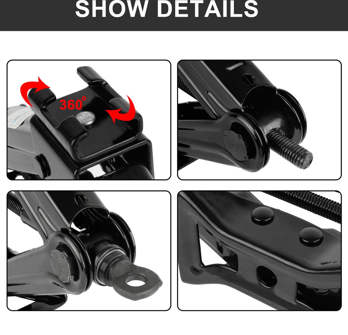 2T Auto Krik Algemene Handbediende Schaar Jack Rocker Auto Truck Jack ...