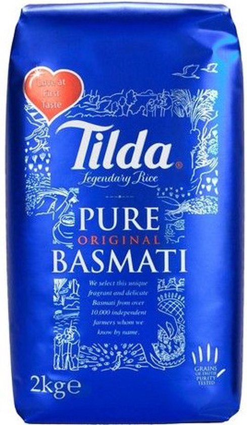 Tilda - Basmati Rijst - 2 kg | bol