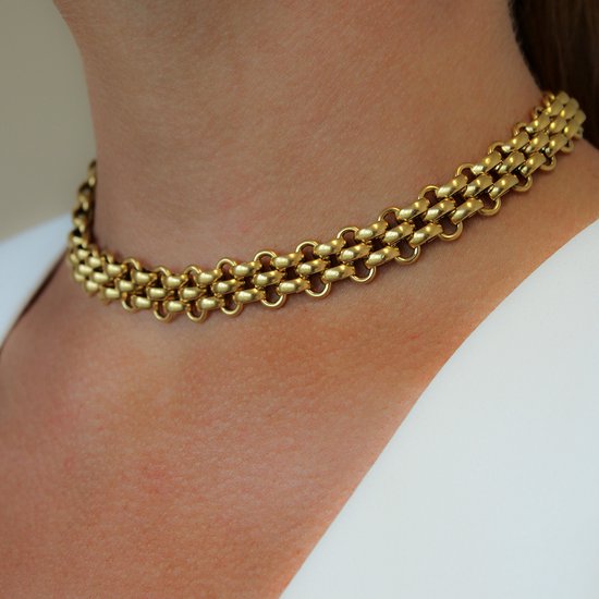 The Jewellery Club - Ava necklace gold - Ketting - Dames ketting ...
