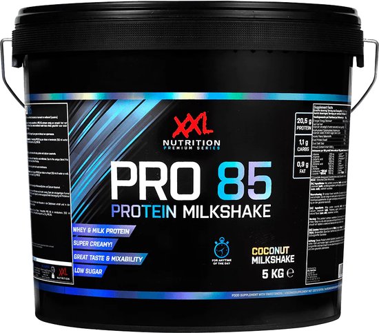 Protein Poeder - Pro 85 - 5000g - XXL Nutrition - 5000 g - Vanille | bol
