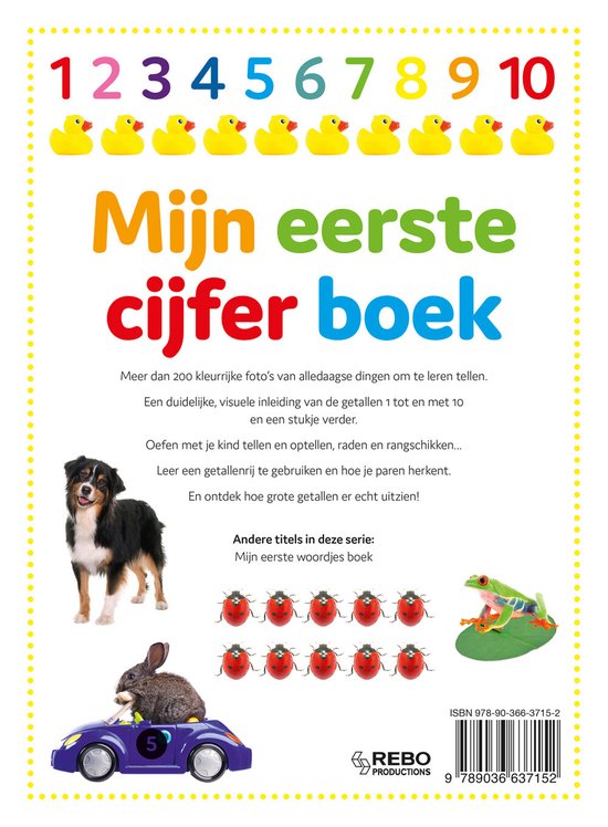 Mijn eerste cijfer boek, Melanie Hibbert | 9789036637152 | Boeken | bol