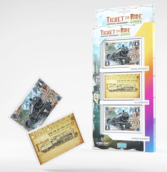 Ticket to Ride - Official Accessory - Sleeves - Europe Edition | bol