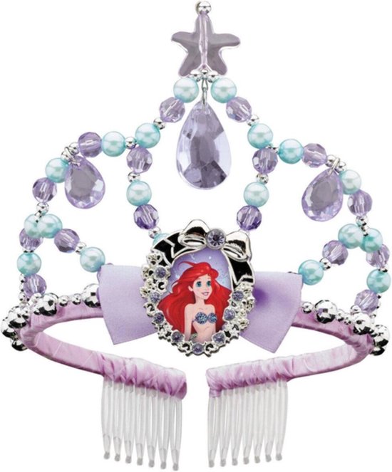 Smiffys - Disney The Little Mermaid Ariel Tiara/Kroon Kinderen - Paars ...