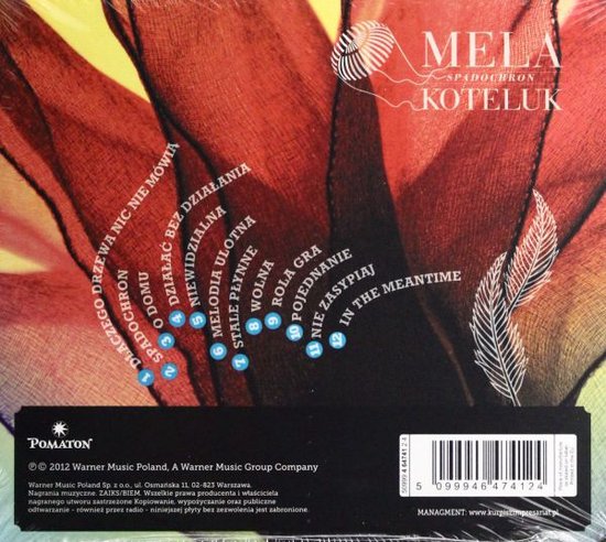 Koteluk. Mela - Spadochron, Mela Koteluk | CD (album) | Muziek | bol
