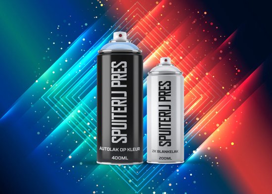 Spuitbus Autoverf + 2K Blankelak - 2 stuks - 600ml - HONDA MOTORCYCLES ...