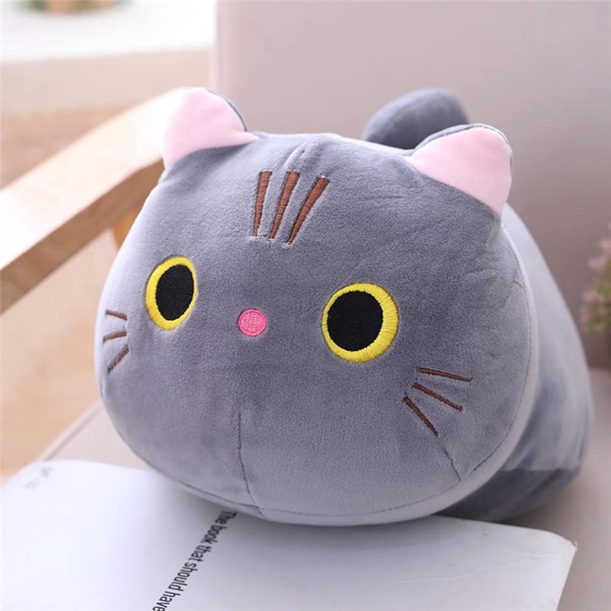 Klikkopers® - Kawaii knuffel - Kawaii - Kawaii Kussen - Kawaii Kat ...
