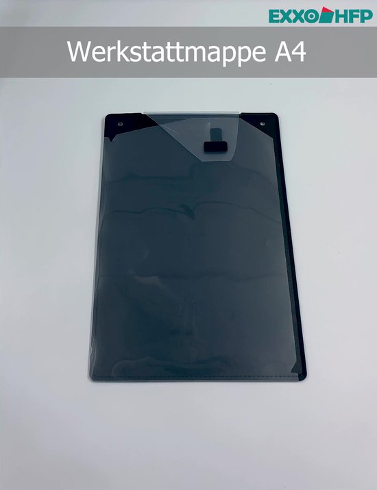 12x EXXO-HFP # 09828 - Werkplaats/Produktie Opdracht Map - Formaat A4 - Onbreekbaar... | bol