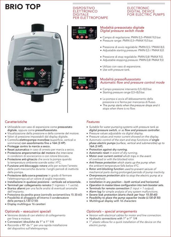 BRIO TOP electronische digitale pompschakelaar | bol.com