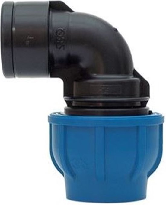 Irritec - PE klemkoppeling - knie - 90° - 20 mm x 3/4" - bi.dr. - serie Connecto Plus... | bol