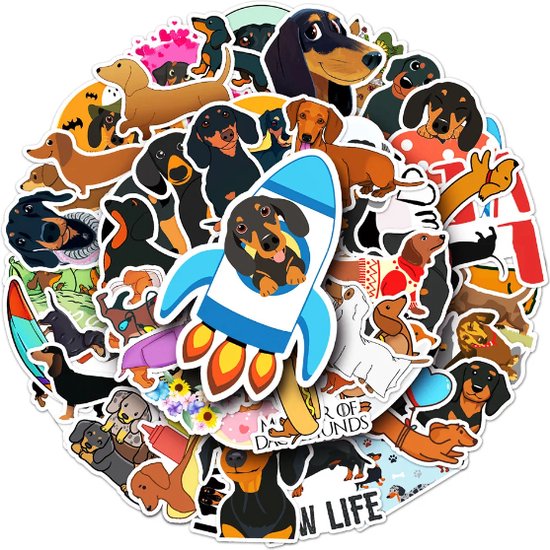 Daily Essentialz Teckel Producten - Skate stickers - Skateboard ...
