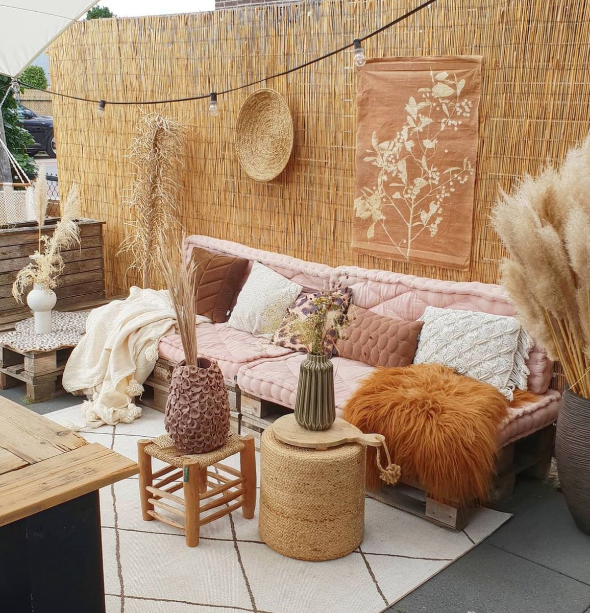 Riet Mat Classic op rol 600 x 120 cm - duurzaam tuinscherm ...